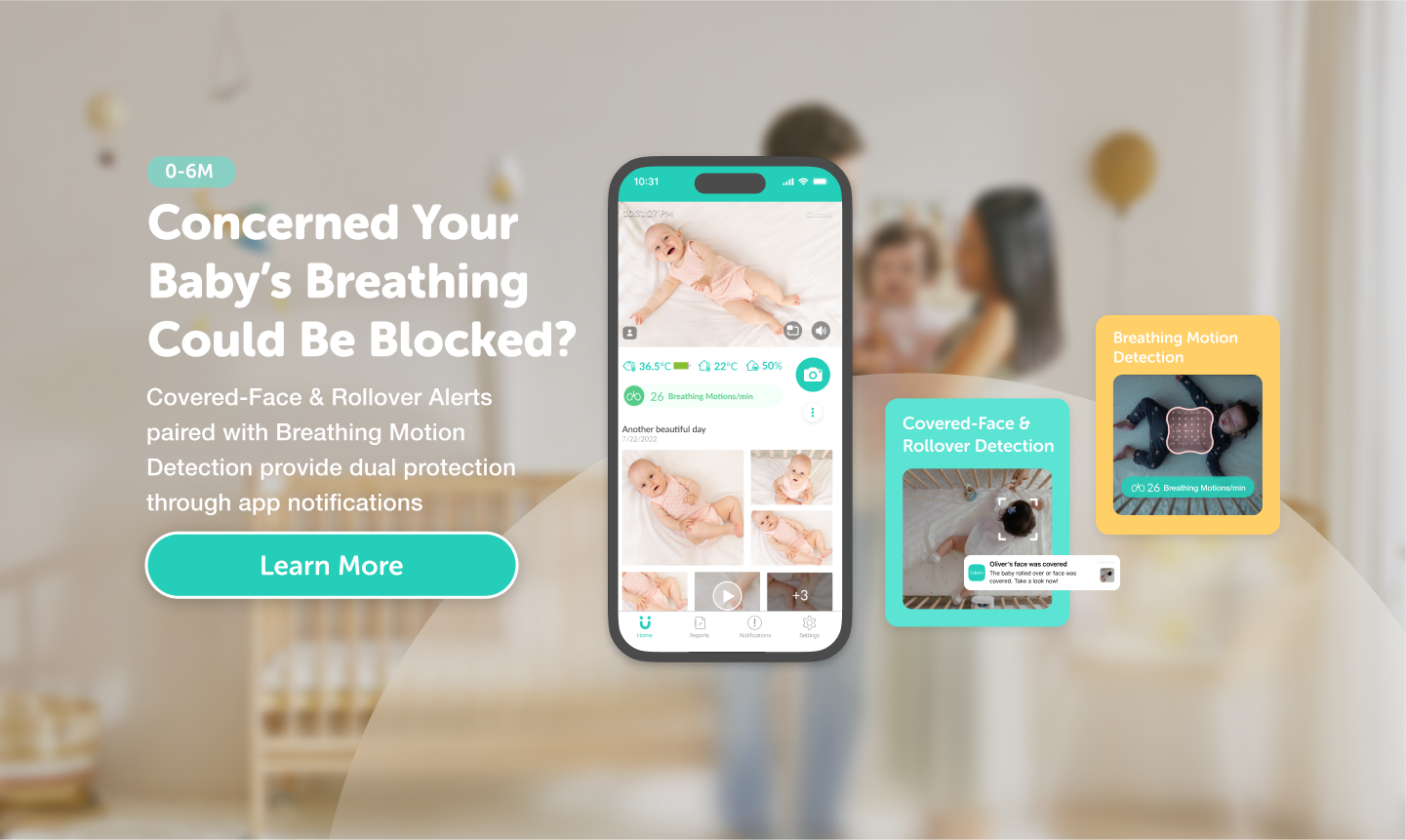 CuboAi Plus | Proactive AI for Baby's Sleep, Safety, and Memories – CuboAi